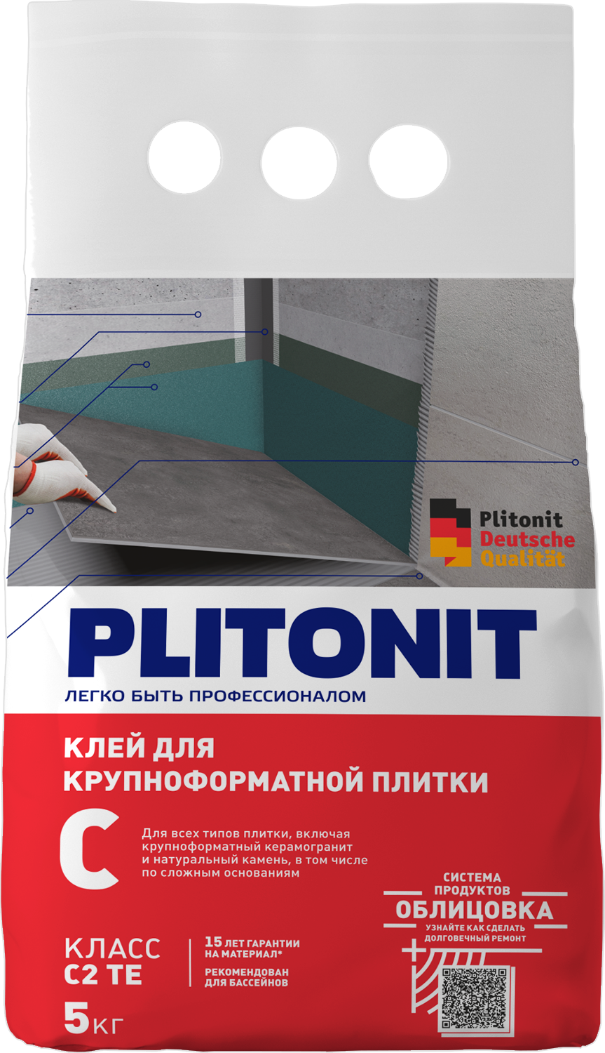 Плиточный клей ПЛИТОНИТ С 5кг купить по выгодной цене в Москве